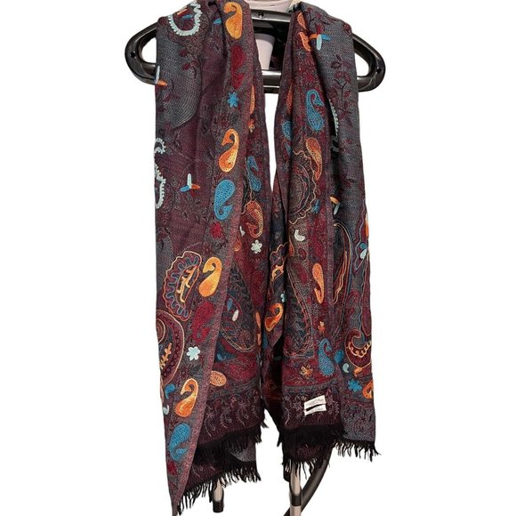 Tasha Polizzi | Accessories | Tasha Polizzi Embroidered Paisley Scarf ...